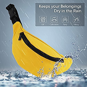 Waist Bag for Kids, Cute Fanny Pack for Little Boy Girls, Fashion Children's Bum Bag Lightweight Chest Bag Princess Mini Bags (Black)