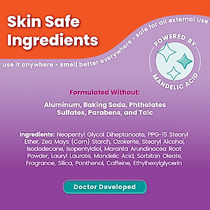 Lume Whole Body Deodorant - Smooth Solid Stick - 72 Hour Odor Control - Aluminum Free, Baking Soda Free and Skin Safe - 2.6 Ounce (Pack of 2) (Lavender Sage)