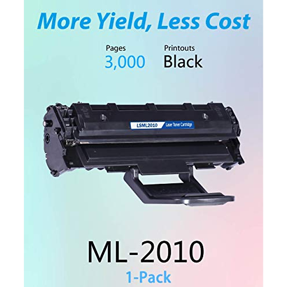MM MUCH & MORE Compatible Toner Cartridge Replacement for Samsung 2010D3 ML-2010D3 2010 High Yield to use for ML-2010 ML-2010R ML-2510 ML-2570 ML-1610 ML-2571N SCX-4521F 4321 Printers (1-Pack)