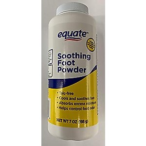 Equate Soothing Foot Powder 198g / 7-Ounce Shaker Bottle 1 Pack