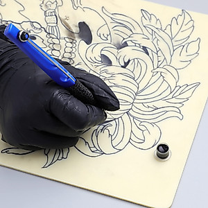 Solong 2PCS Tattoo Poke a Stick Tattoo Kit Hand Stick n Tattoo Poke Pen Set with Tattoo Ink Gloves Tattoo Needles GK803TN01-US