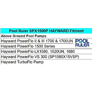 Pool Ruler Hayward SPX1500P (2 Pack + Grease) Above Ground Pump Strainer Cover O-Ring - PowerFlo and TurboFlo Pumps