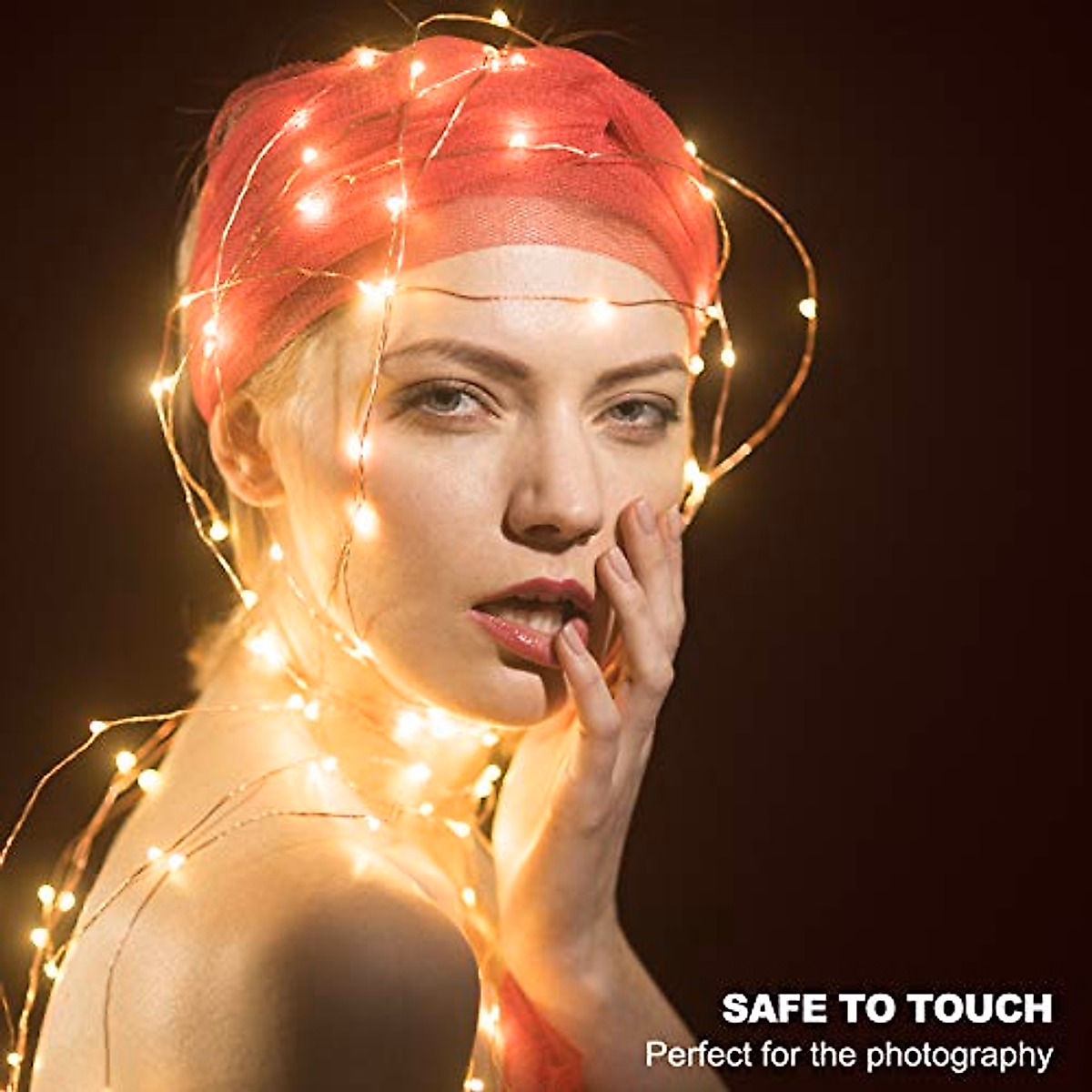 HSicily Fairy Lights Plug in, 33ft 100 LED Fairy Lights for Bedroom, Twinkle Lights with Remote Timer 8 Modes String Lights for Christmas Thanksgiving Patio Wedding Party Indoor Outdoor Decor