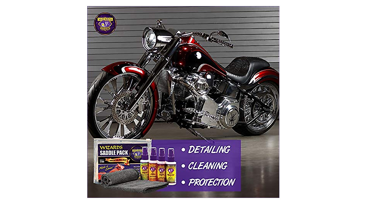 Wizards Motorcycle Cleaner Kit - Ultimate Bike Care