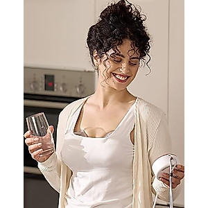 Momcozy Hospital Grade Breast Pump V1, Hands-Free & Portable Double Electric Breast Pump, Smart Touch Screen, 3 Modes & 9 Levels Wearable Pump with 5 Flange Sizes