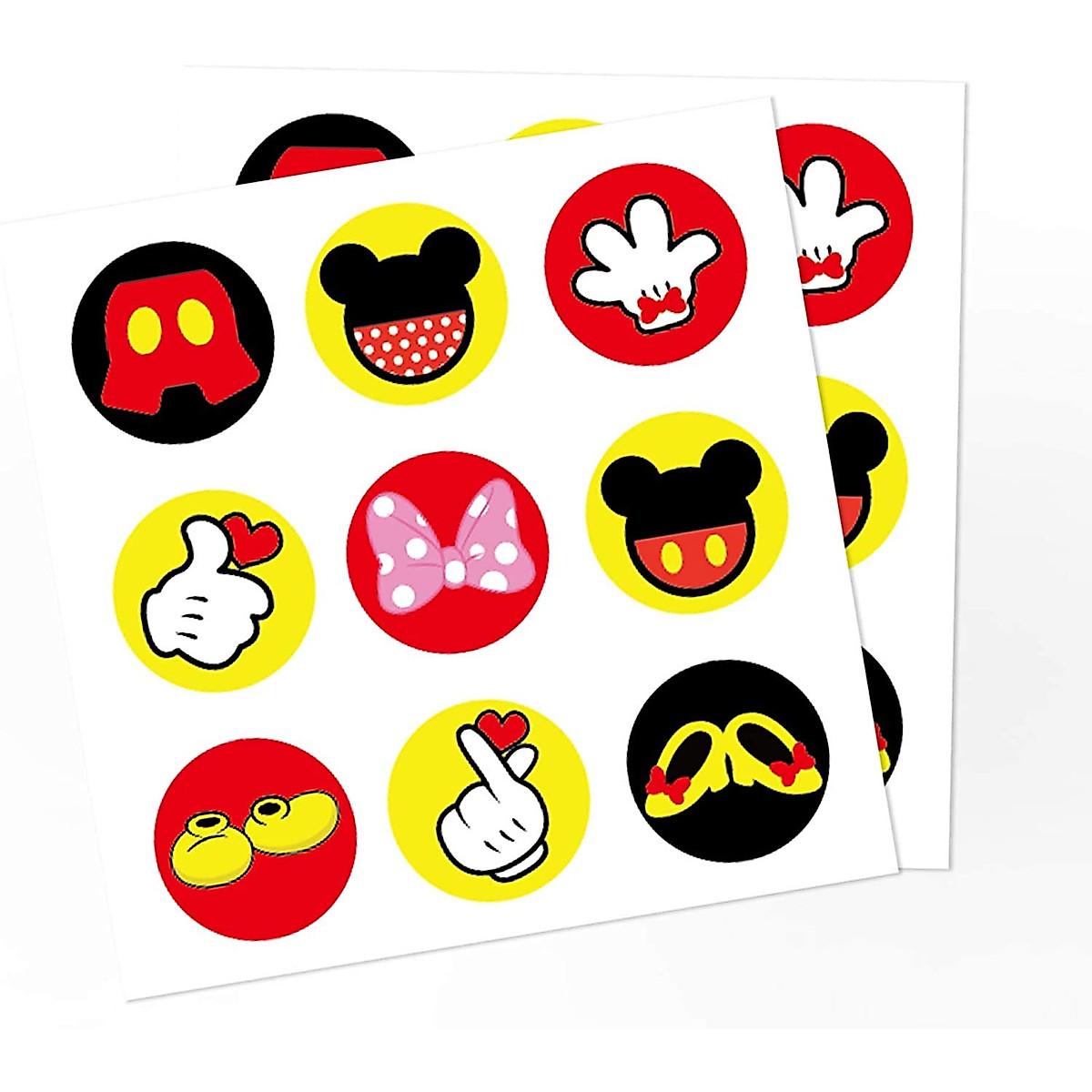 24 Packs Mickey Party Bags,Mickey Gift Paper Bags for Cookie,Cake,Chocolate,Candy,Snack Wrapping Good, Perfect for Theme Birthday Parties and Decorations