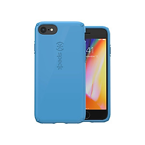 Speck Products CandyShell Lite iPhone SE (2022)| iPhone SE (2020)| iPhone 8| iPhone 7 Case, Azure Blue