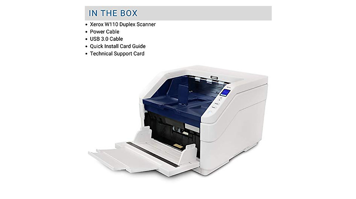 Visioneer Xerox W110: 120ppm Office Scanner | 500 ADF