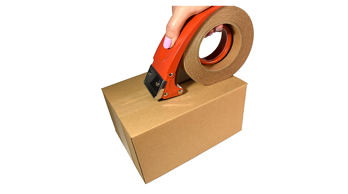 Heavy Duty Steel Packing Tape Dispenser for Shipping & Moving