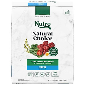Nutro Natural Choice Puppy Dry Dog Food, Lamb & Brown Rice Recipe, 12 lb. Bag