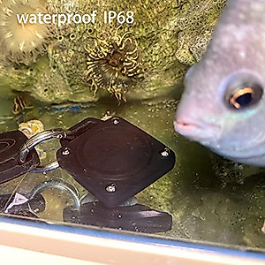 Waterproof AirTag Keychain Holder Case,Compatible for Apple AirTag Key Ring.(black-4pack)