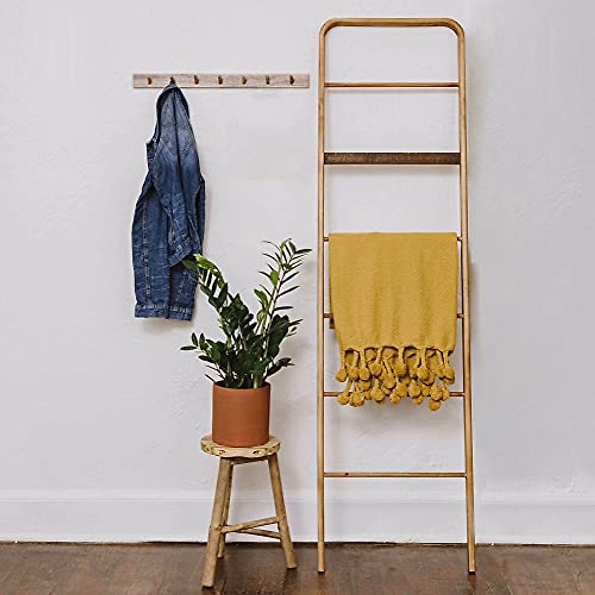 Main + Mesa Woven Cotton Pom Pom Throw