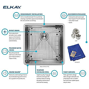 Elkay ECTRU17179TC Sink, 19", 0