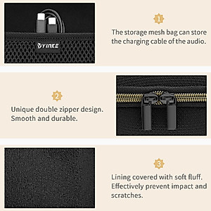 Yinke Case for Marshall Willen Bluetooth Speaker, Hard Organizer Portable Carry Cover Storage Bag (Willen Gold)