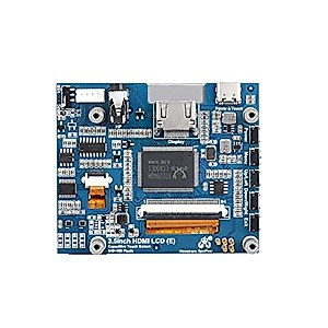 Waveshare 3.5inch HDMI LCD, Compatible with Raspberry Pi 5/4B/3B/Zero/Zero W/Zero 2W/Pico/Pico W/Pico WH, Capacitive Touch IPS LCD Display, 640×480, Audio Jack