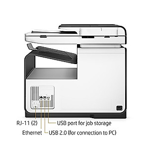 HP PageWide 377dw Color Multifunction Business Printer with Wireless & Duplex Printing (J9V80A)