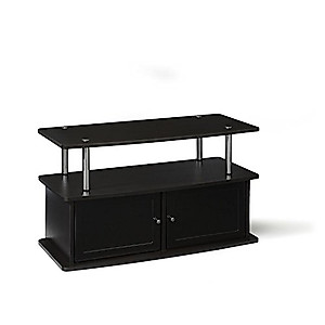 Convenience Concepts Designs2Go 40 inch TV Stand with 2 Storage Cabinets and Shelf, Espresso