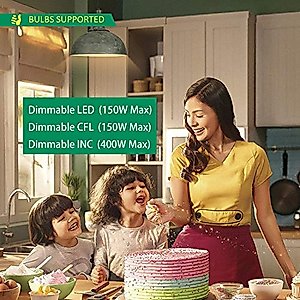 Smart Dimmer Switch by Martin Jerry | Rotary Design unlocks New Features, Trailing Edge dimmer Light Switch is Better Compatible with LED Bulbs, Needs Neutral Wire and 2.4G Wi-Fi