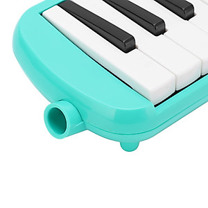 Air Piano Keyboard, Melodica Tube Musical Instrument Carrying Bags for Beginners for Kids(green)