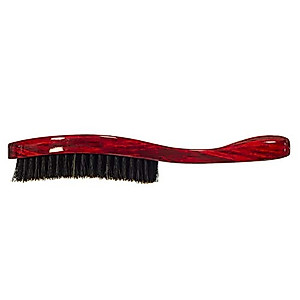 TORINO PRO WAVE BRUSHES BY BRUSH KING Wave Brush #11- Medium Soft Curve Wave Hair Brush for Men, 100% Boar Bristles, Great for Fresh Cuts and Thinning Hair, For 360 Waves