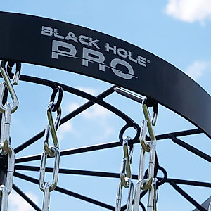 MVP Disc Sports Black Hole Pro 24-Chain Portable Disc Golf Basket Target