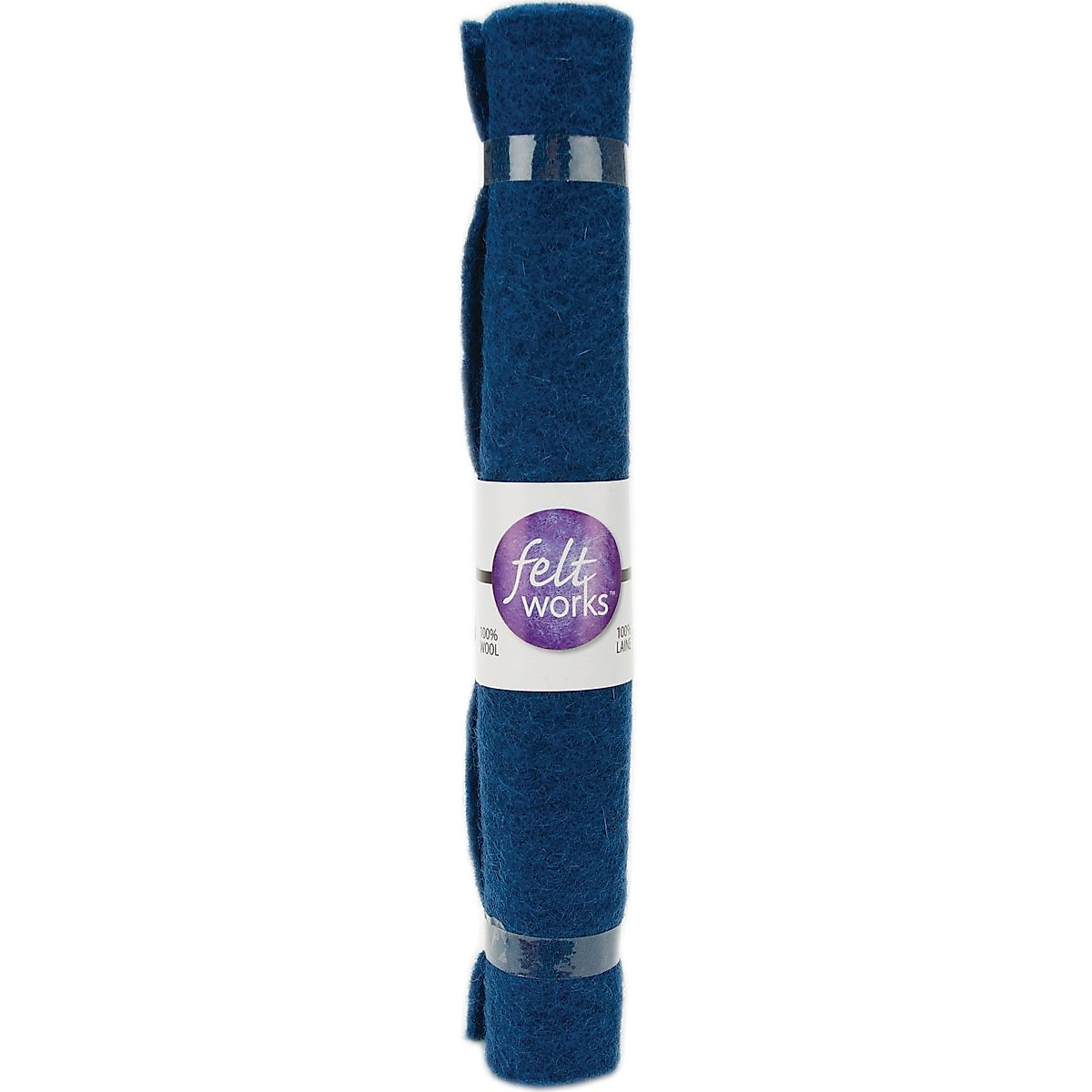 Dimensions Needle Felting Flat Felt Navy Blue Roll Wool, 12'' x 12''.