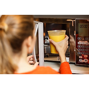 Deli Containers with Lids - Food Storage Containers - Clear Freezer Containers | 36-Pack BPA Free Plastic 8, 16, 32 oz | Cup Pint Quart set | Great for Soup, Meal Prep, Portion Control, Slime and More