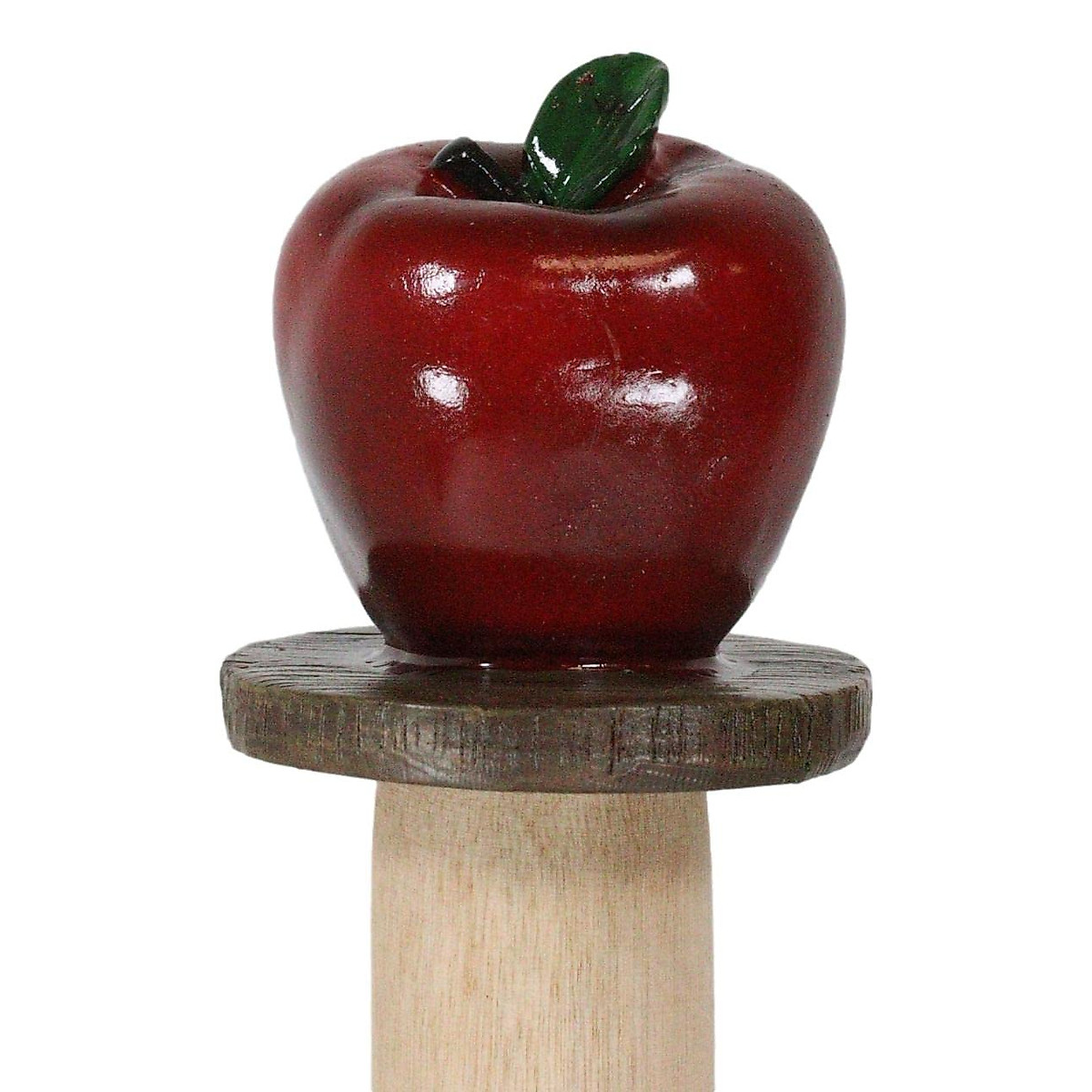Ebros Gift Fresh Wipes Crisp Red Apples Harvest Basket Paper Towel Holder Figurine Dispenser for Rustic Country Kitchen Decor Old Fashioned Table Decorations