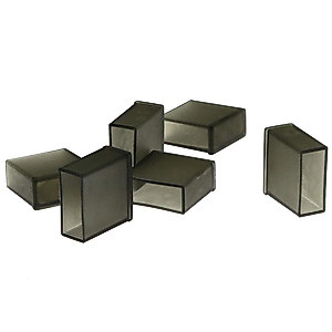 HJ Garden 40PCS USB Male Dustproof Plug Stopper Cap Lids USB Port Protective Cover Semitransparent Black