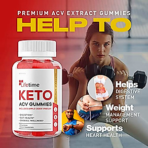 Nutrixpress (1 Pack) Lifetime Keto ACV Gummies- New Life time Keto Apple Cider Vinegar Gummys, LifetimeKeto + ACV Advance Formula, Lifetime Plus, Review, 30 Days Supply.