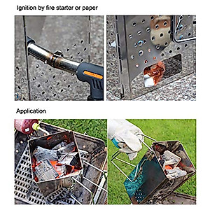 Portable Chimney Starter Stainless Steel Outdoor BBQ Foldable Charcoal Starter father's day gift