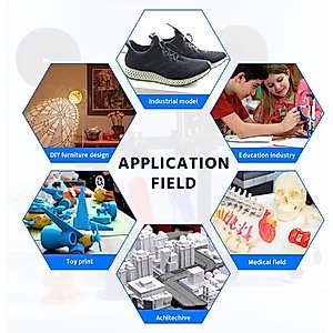 TRONXY Gemini S Dual Extruder 3D Printer，Two Color 3D Printers， Eight Languages + Four Printing Modes, Extruder Printering Flexible Filament 1.75mm, Print Size 300×300×390mm