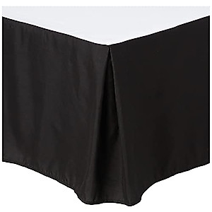 Chic Home Euphoria 8-Piece Embroidered Comforter Set Embroidery Pintuck Bed Skirt and Decorative Pillows Shams, Queen, Black/White