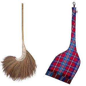 Natural Grass Broom 100% Handmade (Contemporary)