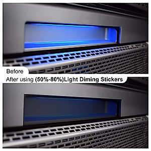 JIEHENG Light Dimming Tape 1.2 inch x 98 Feet, Light Dimming Tape for Electronics, Light Dimming 50% Covers for LED or Routers (50% Dimming)