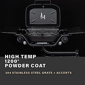 HitchFire Forge 20 Trailer Hitch Grill, Portable Grill Camping Grill, Portable Gas Grill BBQ, Small Grill for Camping Grills, Small Gas Grill Portable Grill Propane Grill, Tailgating Grill RV Grills