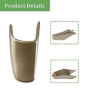 Automkt 4 Pcs Car Door Pull Strap End Caps Fits for 2003-2011 Lincoln Town Car 4.6L V8 Replaces 3W1Z-5422670-AAC Gold