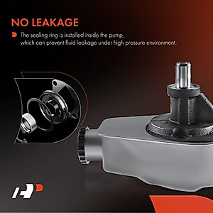 A-Premium Power Steering Pump, with Reservoir, Compatible with Chevrolet & GMC -1980-1987- C10 Suburban, C20 Suburban, K10 Suburban, K20 Suburban, K30, K5 Blazer, P20, P30, R10, C1500 Suburban, Jimmy