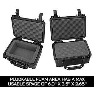 CASEMATIX Graded Card Case Storage Box For Sports Cards Compatible With 8 BGS, 13 FGS or 11 GMA PSA Graded Trading Card Slabs and More Collectible Cards - Airtight, Waterproof and Includes Padlock