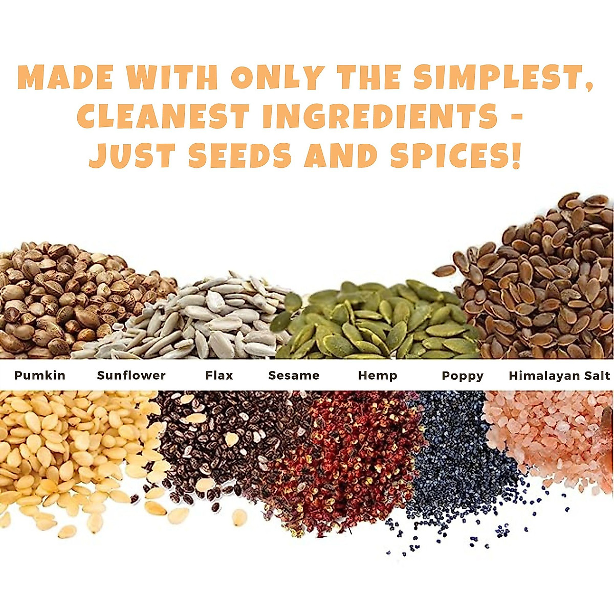 ELLA’S FLATS® Sesame All Seed Savory Crisps – All Natural, Gluten Free, Good Source of Protein, High Fiber, Vegan and Keto Friendly (3 Pack)