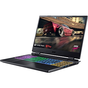 acer Nitro 5 15 Gaming Laptop | 15.6" QHD IPS 165Hz | AMD 8-core Ryzen 7 6800H (>i7-11370H) | 32GB DDR5 1TB SSD | GeForce RTX3070Ti 8GB Graphic | RGB Backlit HDMI USB-C Win11 Black + HDMI Cable