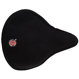 Schwinn Comfort Bike Cruiser Seat Cover, High-Tech Gel Padding Gel Seat Cushion, Fits Most Seats for Standard or Stationary Bikes