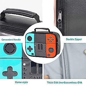 Tongtai Lunch Box, Insulated Game Leather Thermal Lunch bag for School, Cooler Bag, Lunch Boxes for Boys Girls Kids Toddlers Teen