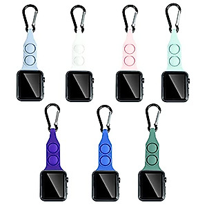Compatible for Apple Watch Band-Replaceable Apple Watch Keychain,Necklace Pendant,Fob,Clip On,Carabiner,Pocket Watch Case,Lanyard,Arm,Nurse Watch Band