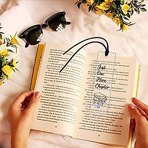Thank You Gifts - Just One More Chapter Inspirational Bookmark Gifts, Friendship, Women Friends Coworkers Girls Lovers Daughter Gifts New Job Gifts for Her - Inspirational Bookmark