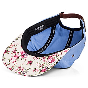 Blackskies Sakura Vol. II 5-Panel Cap | Camp Women Men Baseball Cap Surfer Cherry Blossom Snapback Strapback Floral Blue