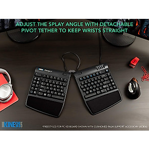 KINESIS Freestyle2 Ergonomic Keyboard for PC (9" or 20" Separation) (9" Separation)
