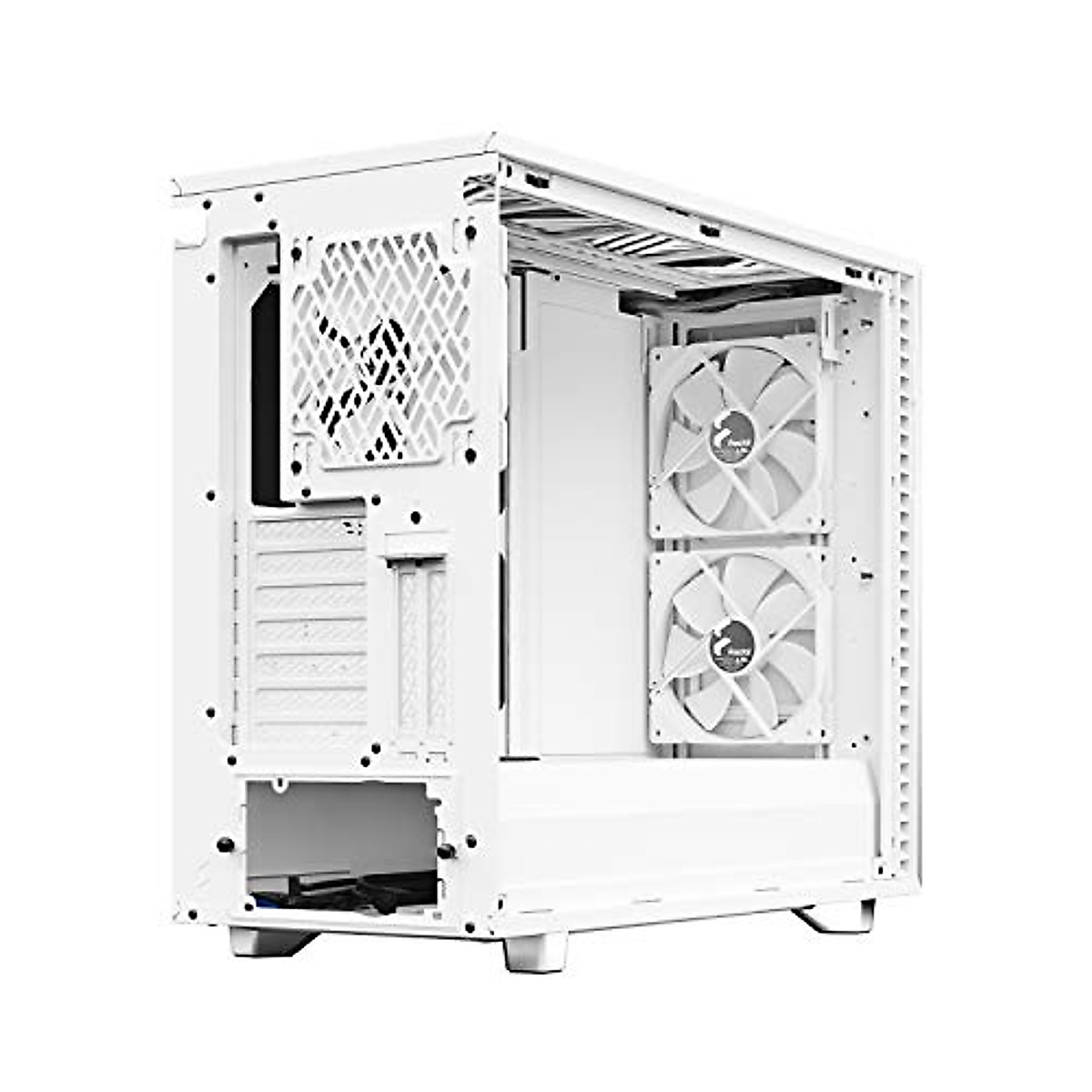 Fractal Design Define 7 White Brushed Aluminum/Steel E-ATX Silent Modular Tempered Glass Window Mid Tower Computer Case