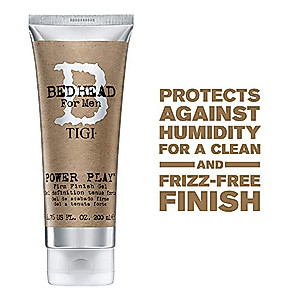 TIGI Bed Head for Men Power Play Firm Finish Gel, 6.76 Fluid Ounce