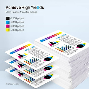410X 410A Toner Cartridge Replacement for HP 410X CF410X 410A CF410A Toner Compatible with Color Pro MFP M477fdw M477fdn M477fnw M452dn M452dw M452nw M377dw Printer Toner (4 Pack,with Chip)